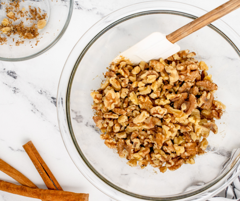 Air Fryer Keto Candied Walnuts - airfryingketo.com Air Fryer Keto Candied Walnuts - airfryingketo.com